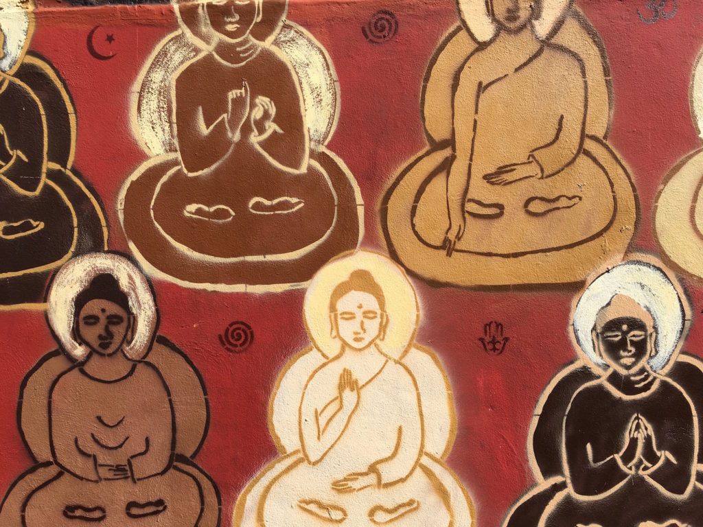 10,000 Buddhas Mural - Adventures in DC